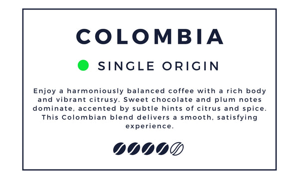 Columbia Coffee Beans – Cruze Coffee