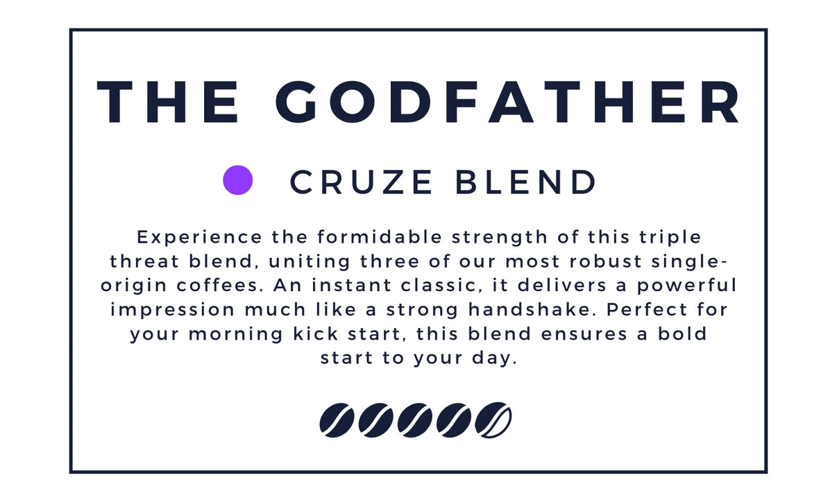 The Godfather Coffee Beans | Bold & Strong Signature Roast – Cruze Coffee