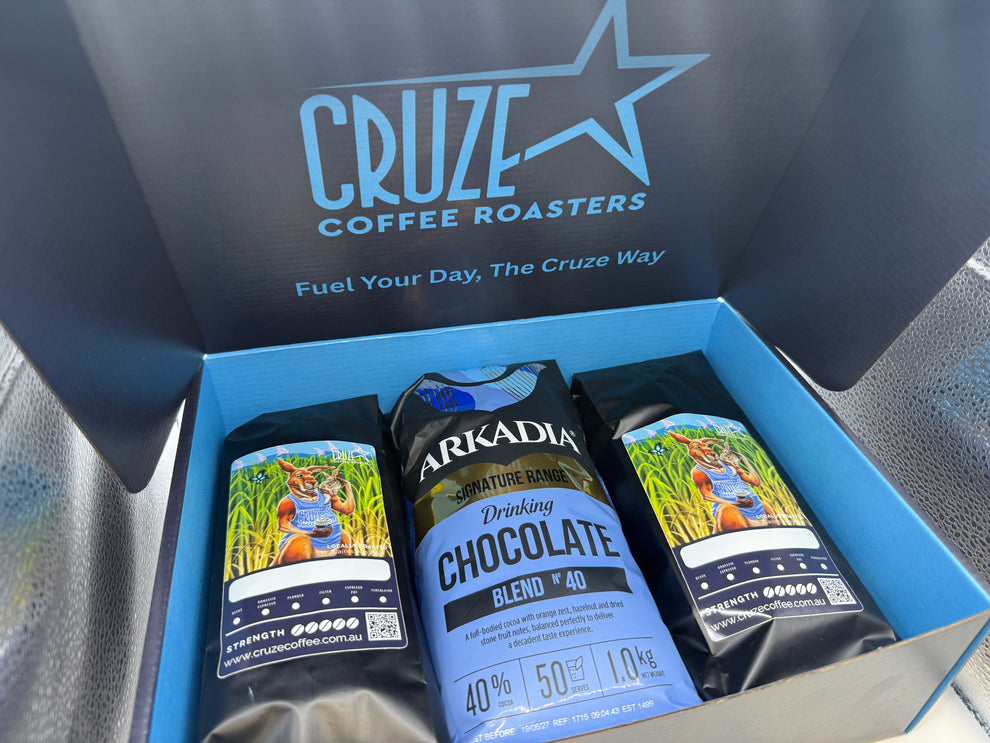 2x 500g Coffee & 1x 1KG Arkadia Powder Gift Pack – Cruze Coffee